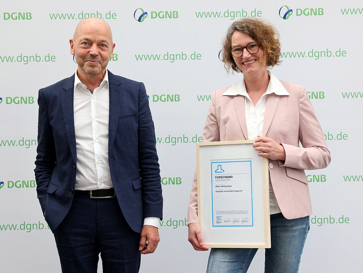 Urban Mining Index gewinnt DGNB Sustainability Challenge